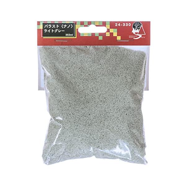 【ご購入後の当店からの連絡はご登録のメールアドレスに通知いたします。必ずご確認ください】軽石を細かく粉砕して作られ、均一な質感・粒子サイズが特長です。「ファイン」と呼ばれるグレードのNゲージのバラストに適した細かな粒子です。線路軌道、ジャリ...