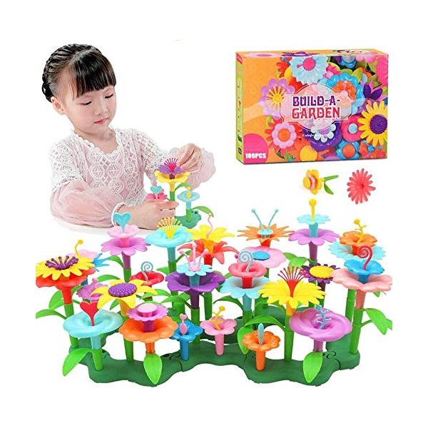 【ご購入後の当店からの連絡はご登録のメールアドレスに通知いたします。必ずご確認ください】【商品概要】?? 鮮やかに彩る109ピースのフラワービルディングセット。パーツはすべて交換可能で、無限に自由に組み合わせてデザインできます。グリーンのブ...