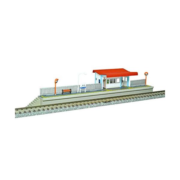 【ご購入後の当店からの連絡はご登録のメールアドレスに通知いたします。必ずご確認ください】1/150scale塗装済み・簡易組立キット。郊外で見かける簡易自動改札機を備えた現代的な小型無人駅です。お気に入りのNゲージと組み合わせたディスプレイ...