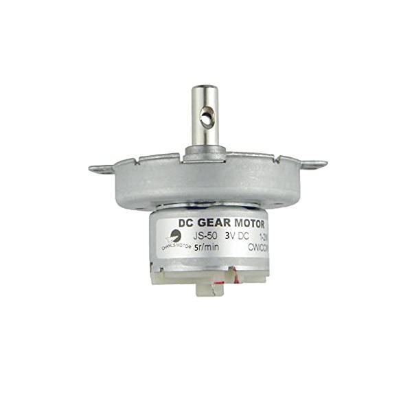 【ご購入後の当店からの連絡はご登録のメールアドレスに通知いたします。必ずご確認ください】【説明：】JS-50DCギヤードモーターは、外側に鉄製のシェル、内側にプラスチック製のギアがあります。プラスチック歯車は、耐摩耗性、低ノイズ、変形しにく...