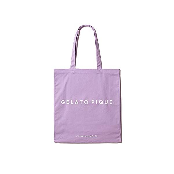 【ご購入後の当店からの連絡はご登録のメールアドレスに通知いたします。必ずご確認ください】(ジェラートピケ)gelato pique ホビートートバッグ ジェラピケ(PU-パープル、Free)