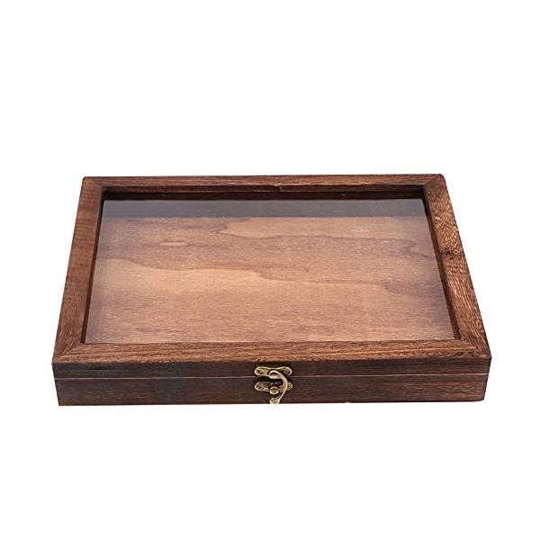 【ご購入後の当店からの連絡はご登録のメールアドレスに通知いたします。必ずご確認ください】クラムシェル標本箱木製標本表示ボックス自宅保管ボックスこのディスプレイケースは格納するためのイヤリング、リング、ビーズ、ピン、ブレスレット、ネックレス、...