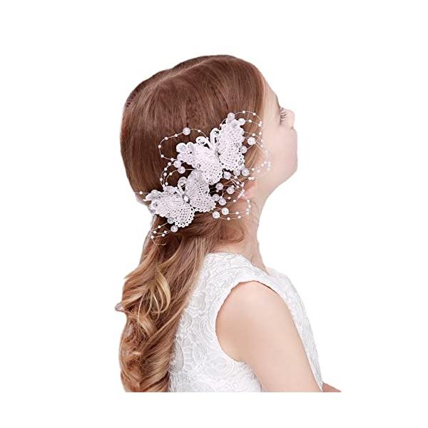 【ご購入後の当店からの連絡はご登録のメールアドレスに通知いたします。必ずご確認ください】?【手作り】手作りのヘアアクセサリーは花、真珠、合金で作られています。私たちの優れた手作業材料と優れた技術はあなたの愛になります。繊細で魅力的に見えます...