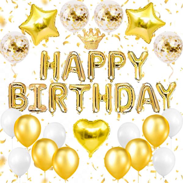 【ご購入後の当店からの連絡はご登録のメールアドレスに通知いたします。必ずご確認ください】【商品概要】【特別な誕生日パーティ】光沢があるペーパー製、角度により光が反射し高級感があります。ゴールドのバルーンを飾って、鮮やかな色で人目を引きやすい...
