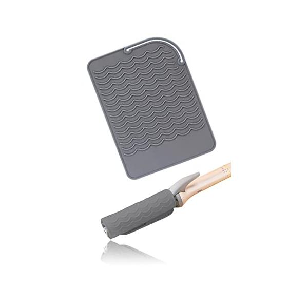 【ご購入後の当店からの連絡はご登録のメールアドレスに通知いたします。必ずご確認ください】ヘアアイロンの必需品として活躍すること間違いなしのヘアアイロンケース。忙しい朝、子供、ペットが触ってのやけどの心配を解消できます。ヘアアイロンマットとし...