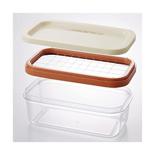 【ご購入後の当店からの連絡はご登録のメールアドレスに通知いたします。必ずご確認ください】【商品概要】バターを使いやすいサイズにカット。[サイズ]約16.7×9.5×高さ6.8cm[耐熱/耐冷温度]〈ケース〉70度/-30度 〈プレート〉80...