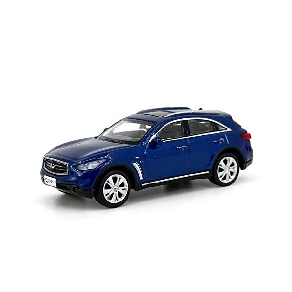 【ご購入後の当店からの連絡はご登録のメールアドレスに通知いたします。必ずご確認ください】【商品概要】1/64 スケール インフィニティ 2020 QX70S ダイカスト車、正規版ライセンス。このダイカスト自動車の製造比率は原車の1/64であ...