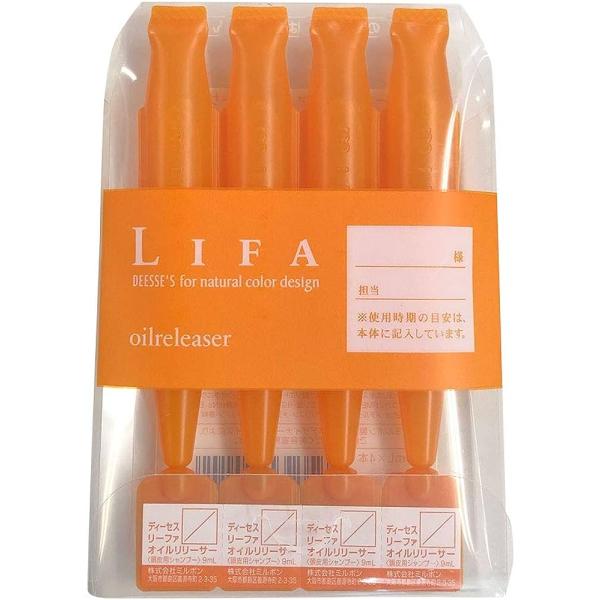 商品名：ミルボン ディーセス リーファ オイルリリーサー〈頭皮用シャンプー〉内容量：9ml×4連メーカー：ミルボン（ｍｉｌｂｏｎ）頭皮トリートメントの効果を長持ちさせる、頭皮のディーププレンジング。