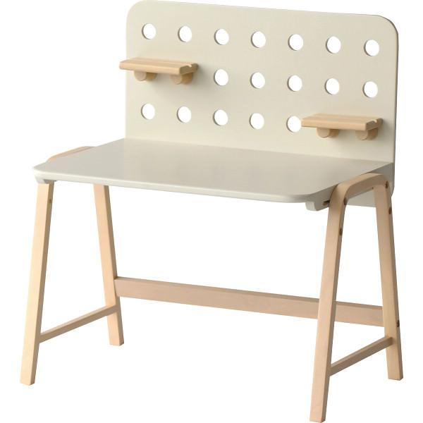 大切な方への贈り物に、ご自身へのご褒美に。●有孔ボードでアレンジできるキッズ向けデスク。天板の高さは2段階で調整可能。■商品情報◇ブランド ◇サイズ ●現品(デスク)約60×41×66.4/43.5cm 本体重量 約5.6kg 、(棚板)約...
