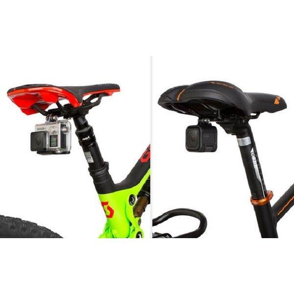 プロシートレールマウントは、本格的に自転車を楽しむ人々のために設計されたコンパクトなアルミ製マウントで、目立たない後ろ向きのカメラポジションを実現します。・軽量で耐久性のあるアルミニウム構造・シートレールが2本ある設計のサドルの大半に取り付...