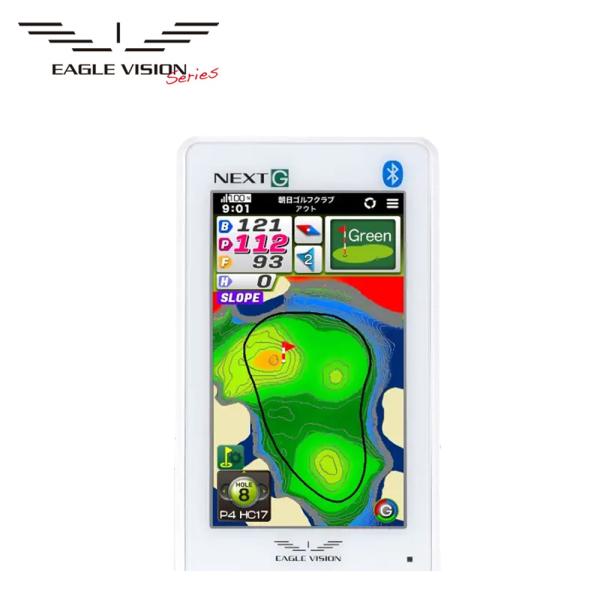 ☆EVステーションでできること・ゴルフ場データの更新・ピンポジのダウンロード・ファームウェアの更新・EV PROへのラウンドデータのアップロード など・GPS仕様・通信仕様：Bluetooth SMART・スマホアプリ連携：〇・ディスプレイ...