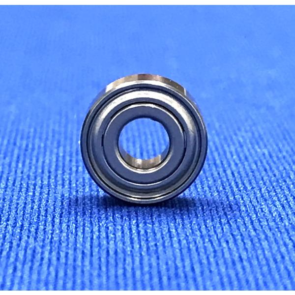 型番：SMR104SZ寸法：内径 4mm×外径 10mm×幅 4mm材質：内外輪 SUS440C相当　ボール 窒化ケイ素　保持器 SUS304相当　シールド SUS304相当シールド：片側ステンレスシールド付き潤滑：オイル精度等級：P0すき...