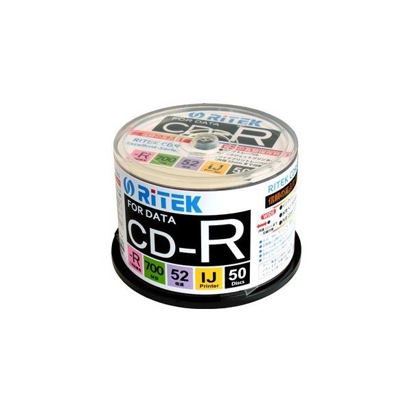 RiTEK　データ用CD-R　50枚　CD-R700EXWP.50RTC 120