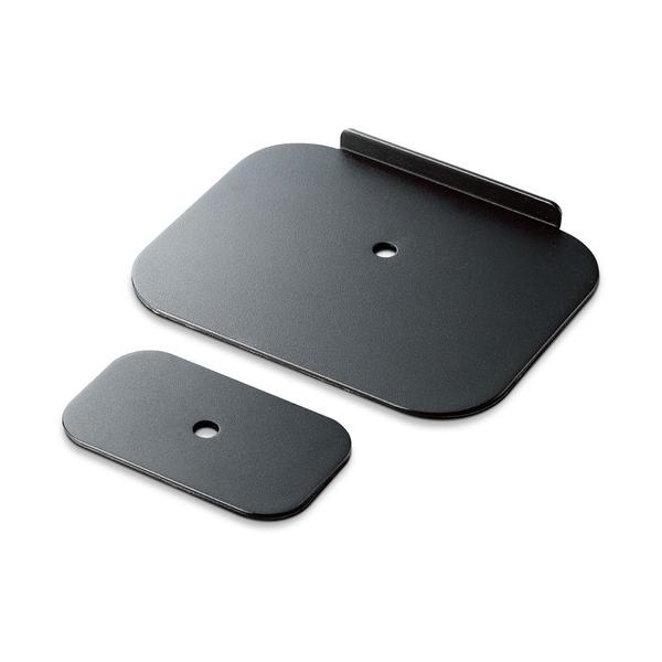 エレコム　DPA-RP01BK　ディスプレイアーム補強プレート　クランプ式グロメット式対応　保護シート付　ブラック 112