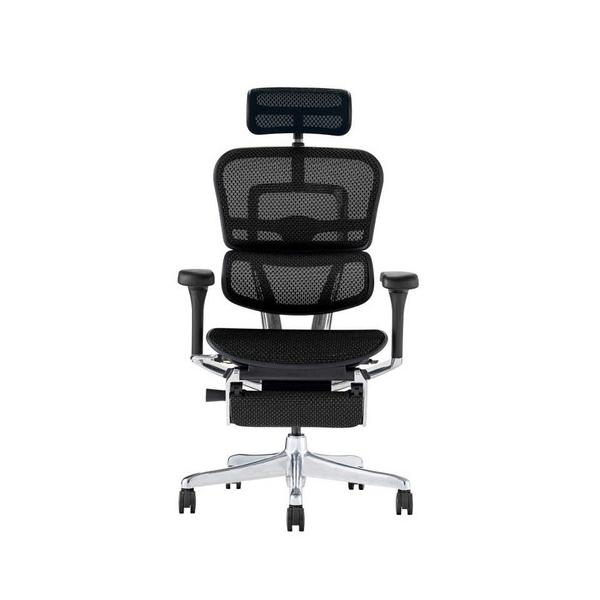 関家具 エルゴヒューマン 新基盤モデル エルゴヒューマン2 プロオットマン ブラックフレーム EHP2-LPL-DR-BF-BK ブラック 445396    448