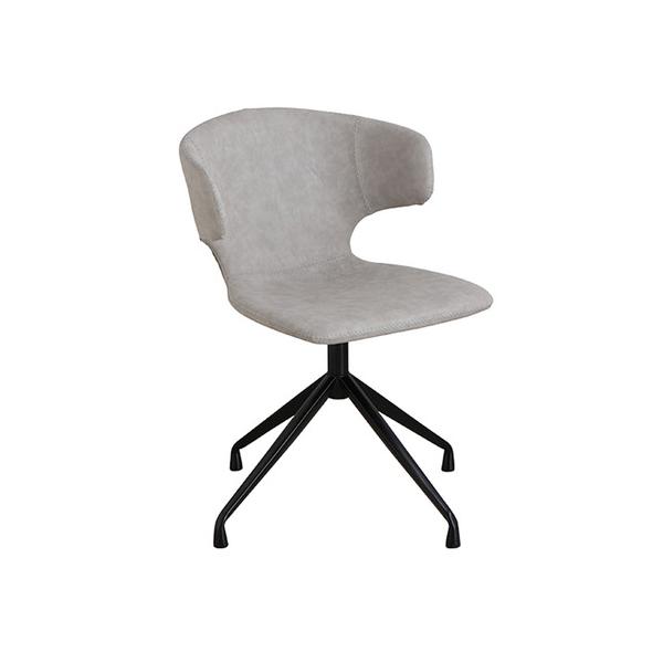 東馬（Tohma） アーマー ラウンドチェア GY グレー 幅540×奥行530×高さ760（mm） 54671450 448