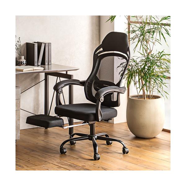 東馬（Tohma） FTメッシュオフィスチェア BK ブラック 幅660×奥行620×高さ1180（mm） 54684790 448