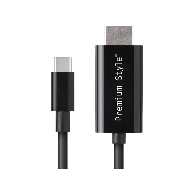 PGA PG-SUCTV3MBK USB TYPE-C HDMIミラーリングケーブル Premium Style 3m ブラック PGSUCTV3MBK 27