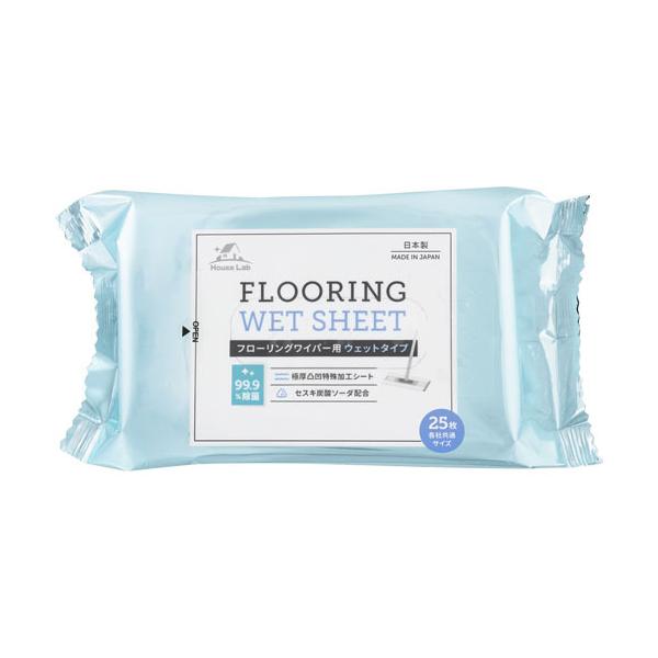 Life-do.Plus　HouseLab　フローリング用　セスキ配合　極厚ウェットシート　25枚 861