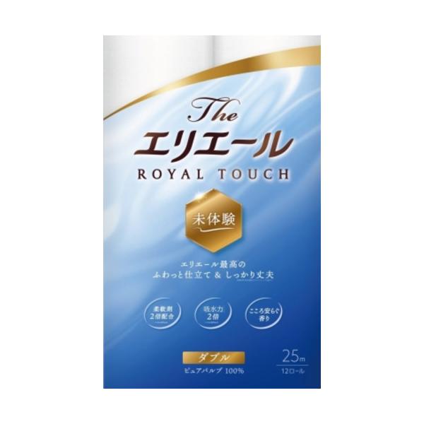大王製紙 Ｔｈｅエリエール トイレットティシュー １２Ｒ ダブル  861