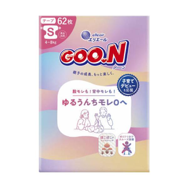 大王製紙 グーン ゆるうんちモレ0へ Sサイズ 62枚  861