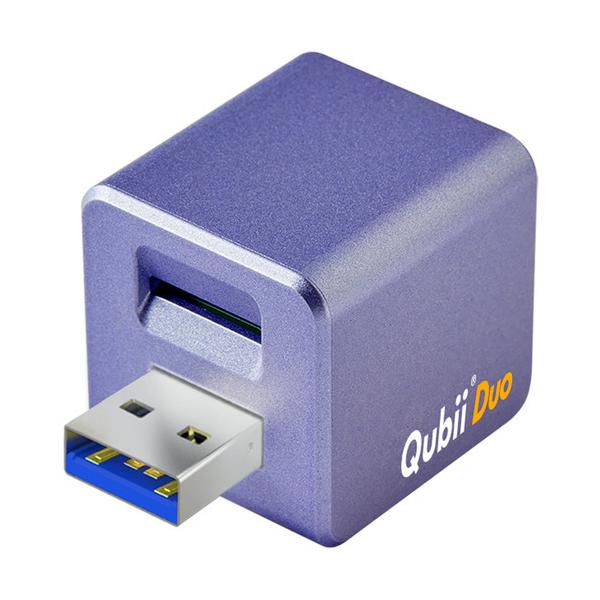 MAKTAR　MKPQD-PP　iOS／Androidバックアップストレージ　Maktar　Qubii　Duo　USB　Type　A　パープル 135