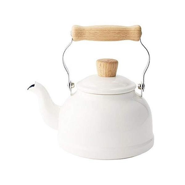 富士ホーロー コットン 1.6L ホーロー ケトル ホワイト Cotton(コットン) CTN-1.6K.W 446