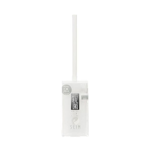 マーナ W630W 抗菌SLIMトイレブラシ ホワイト 446
