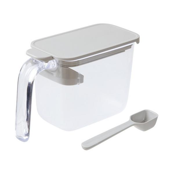 マーナ K736GY 調味料ポット GOOD LOCK CONTAINER グレー 446