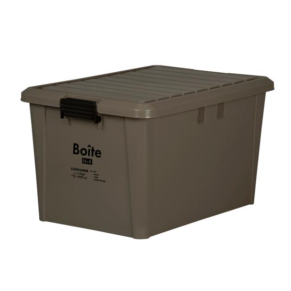 ベストコ BoiteコンテナL ハイ ブラウン MA-4009  446
