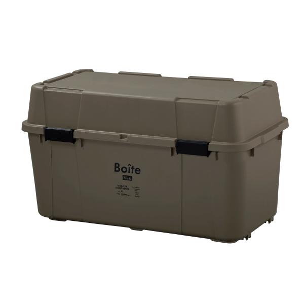 ベストコ Boiteガレージベランダコンテナ105L ブラウン MA-4015  446