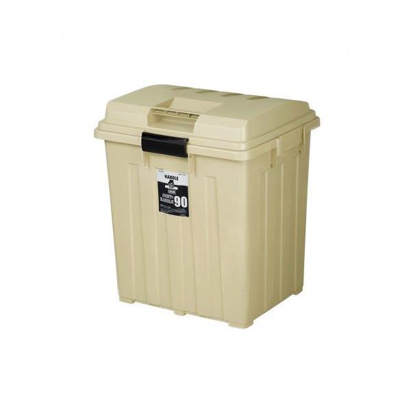 新輝合成 連結ハンドルペール90カーキ  446