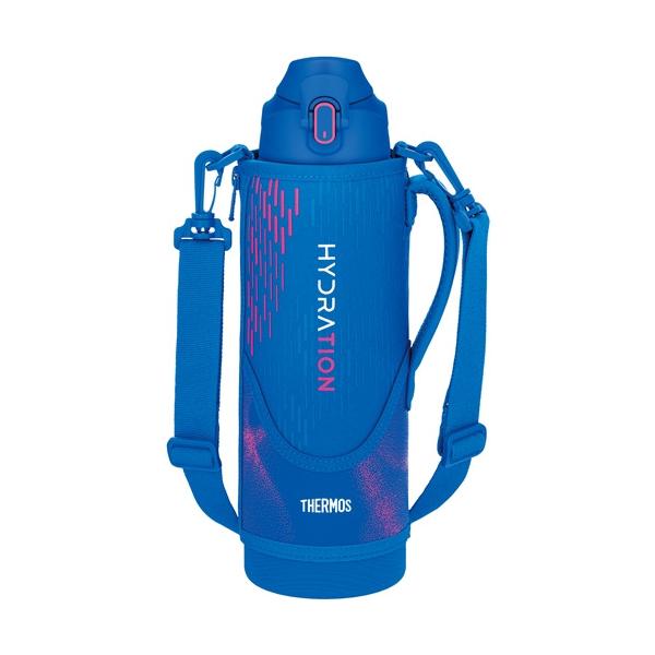 サーモス FJS-1500F-BLP 真空断熱スポーツボトル ワンタッチで簡単オープン 1500ml ブルーピンク 446