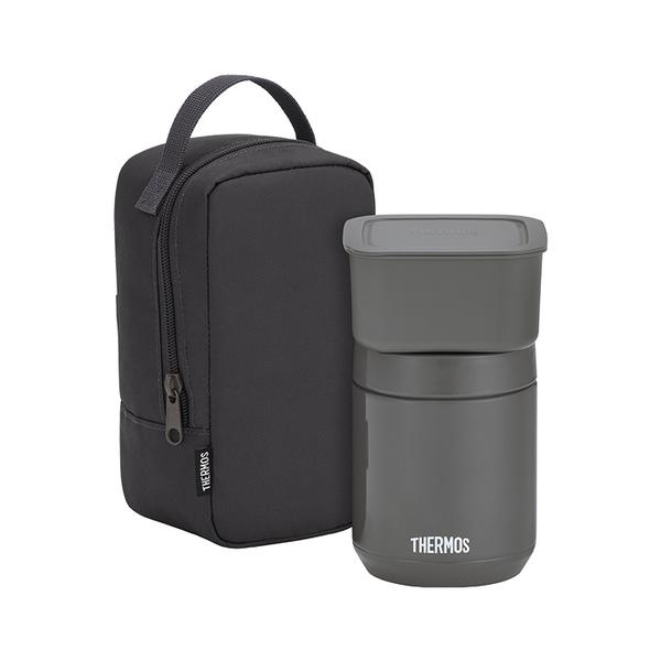 サーモス 真空断熱スープランチセット JEE800DGY400ml ダークグレー 446