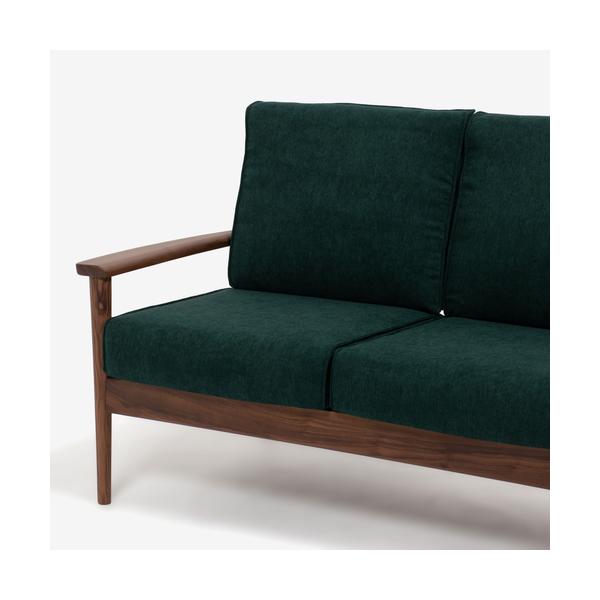 大塚家具　ラブソファ「シネマ」専用カバー　布グリーン　※レッドオーク・ウォールナット共通 448