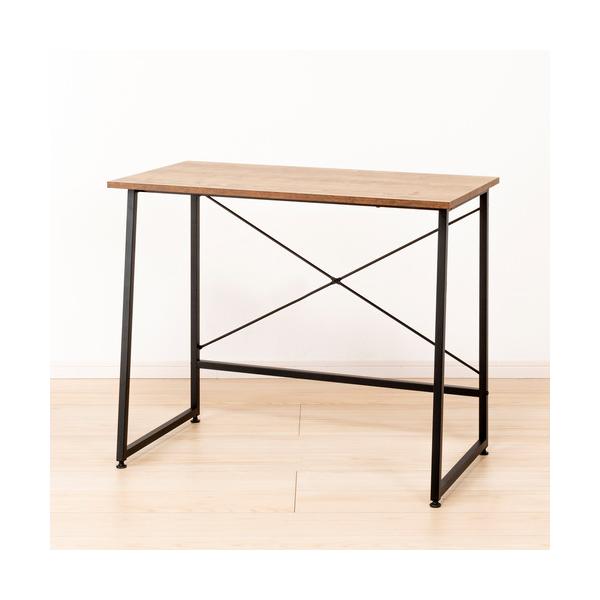 ヤマダオリジナル ［幅90］デスク 「YDK600016DBR90」 ダークブラウン 448