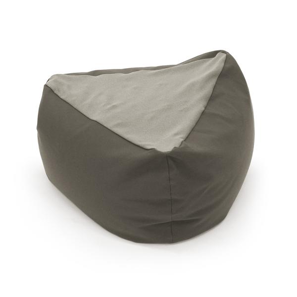 ＭＯＧＵ 三角フィット座ブトン 本体・カバーセット グレー 横580mm×縦580mm×奥行260mm  449