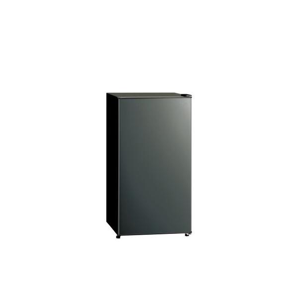 AQUA 冷蔵庫 90L 右開き 1ドア 幅45.2cm 3段ドアラック 静音設計 省エネ AQR-9A(DS) シルバー系 30
