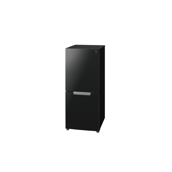 シャープ SJ-GD15R-B ２ドアドア冷蔵庫 (152L・左右付替タイプ) ピュアブラック 30