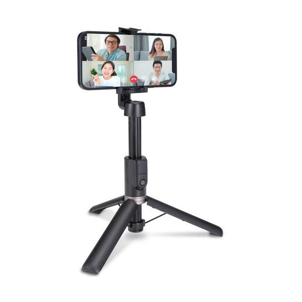 エレコム　P-STSR02BK　スマートフォン用三脚　自撮り棒　2way　Bluetoothリモコン付　ブラック 500