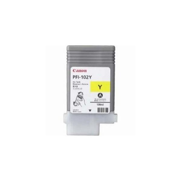 キヤノン　PFI-102Y　【純正】　imagePROGRAF用インクタンク　染料イエロー　130ml 119