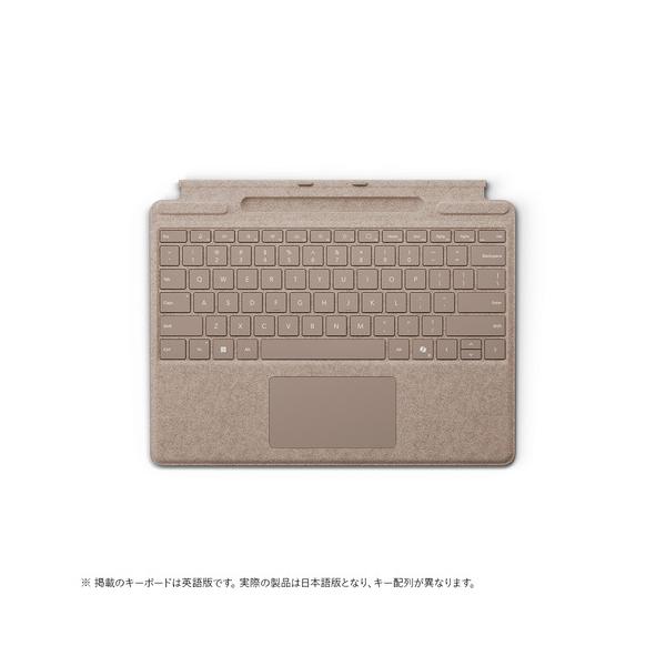 Microsoft 8XA-00163 Surface Pro キーボード（ペン収納付き／スリム ペン別売り） タイプ カバー デューン 500