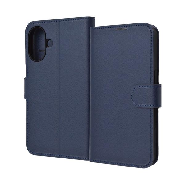 レイ・アウト iPhone 16 Like STD 耐衝撃 マグベルト シンプル 手帳型レザーC／DNV RT-P46ELC1／DN 500