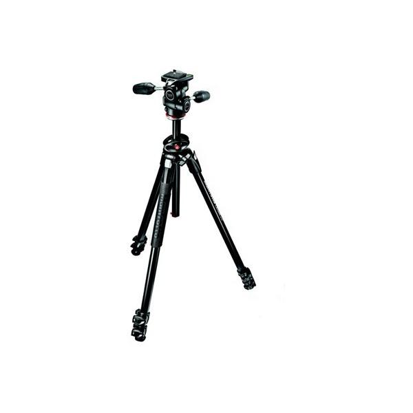 マンフロット　290DUALアルミニウム三脚+3ウェイ雲台キット　MK290DUA3-3W 317