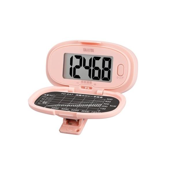 タニタ　PD647PK　歩数計　ピンク 46