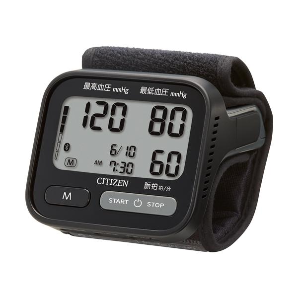 シチズン・システムズ　CHWH803　CITIZEN　手首式血圧計　Bluetooth通信機能搭載　ブラック 46