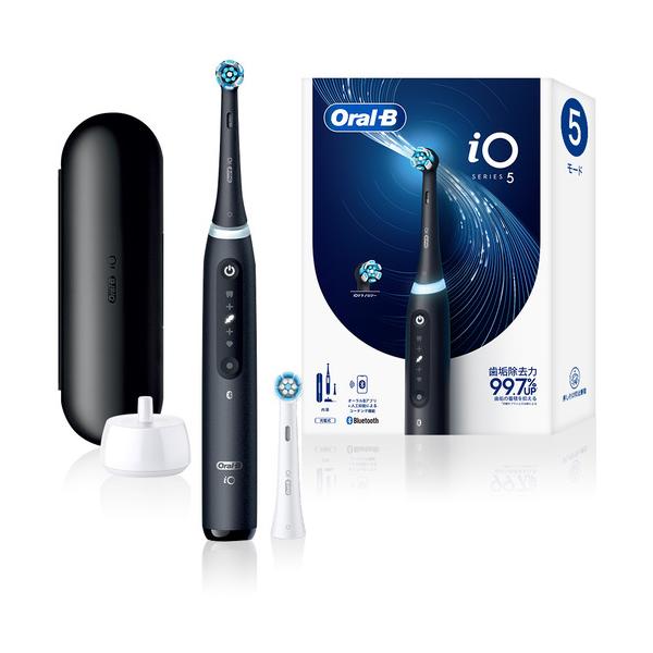 ブラウン　iOG52J62KBK　オーラルB　電動歯ブラシ　iO5　マットブラック　歯ブラシハンドル　1本　ブラシヘッド　1本　歯磨き　Oral-B 46