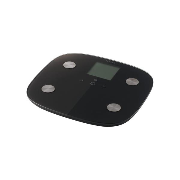 エレコム HCS-FS010BK 体重計 体組成計 8項目測定 乗るだけ自動認識 ECLEAR ブラック   46