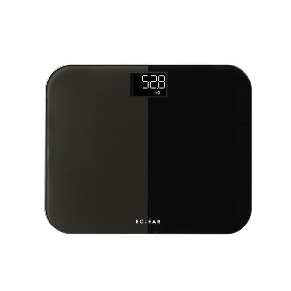 エレコム HCS-S03BK 体重計 コンパクト 乗るだけ自動電源ON 電池付属 エクリア ブラック  46