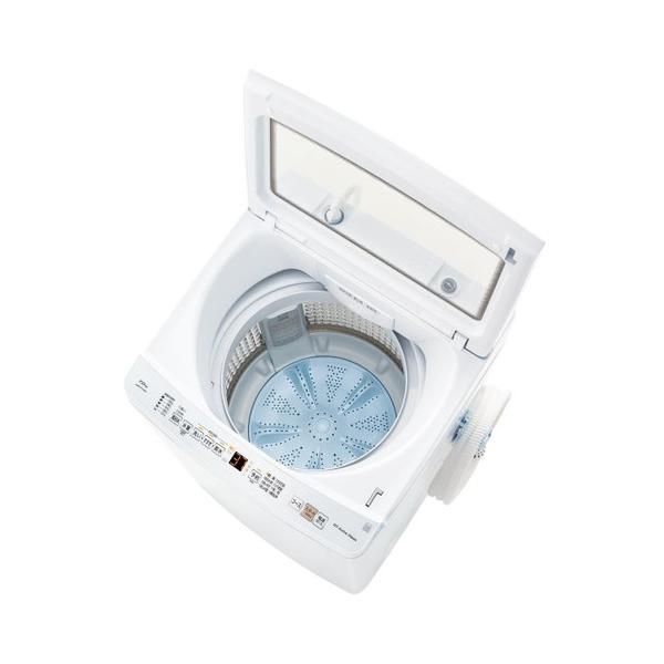 AQUA 全自動洗濯機 上開き 洗濯7kg 幅56cm 3Dアクティブ洗浄&amp;高濃度クリーン浸透 ほぐし仕上げ AQW-P7A(W) ホワイト系 40